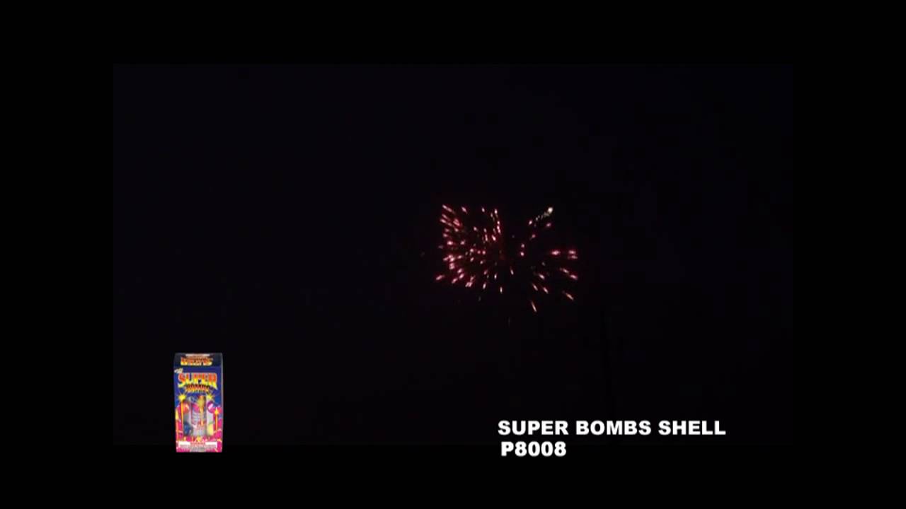 SUPER BOMBS SHELL - Winda Fireworks - P8008 - YouTube