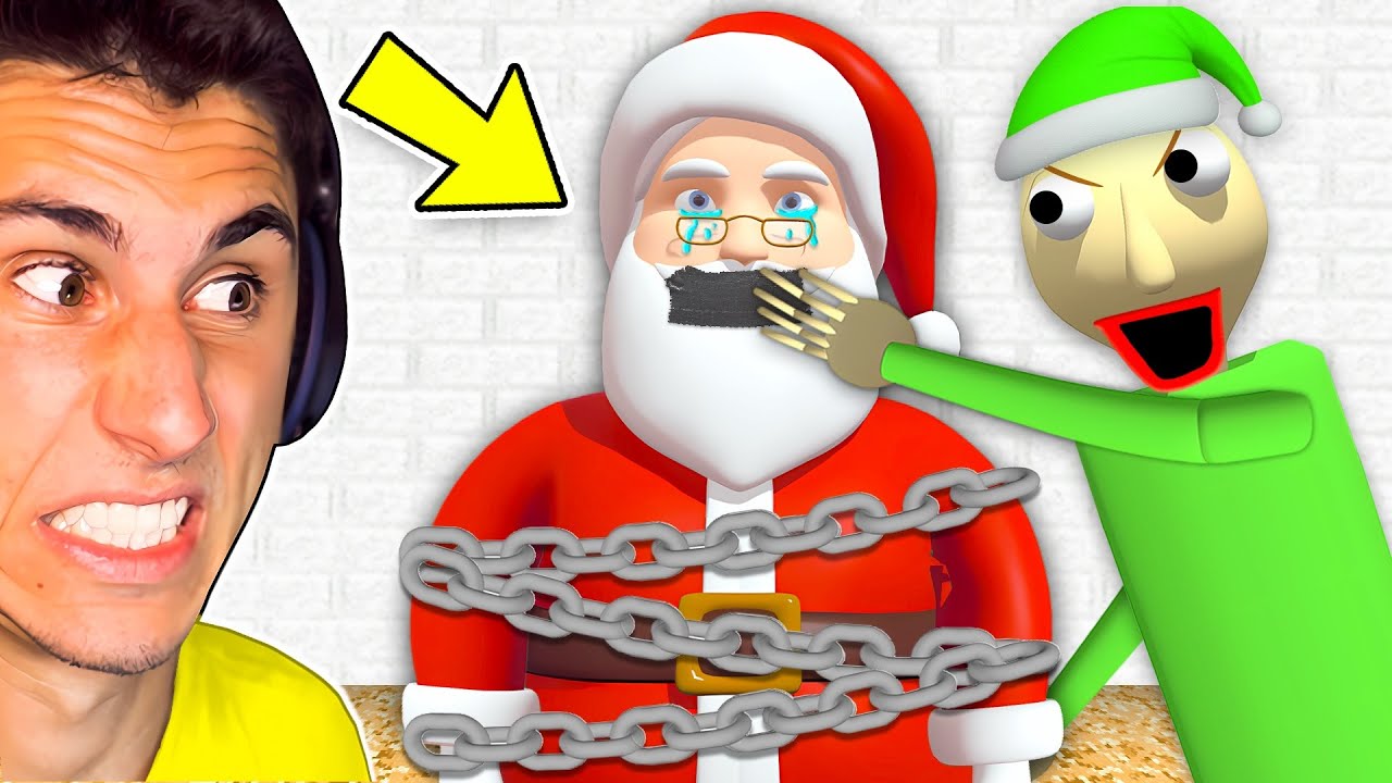 Baldi's Basics CHRISTMAS BREAK IN! - YouTube