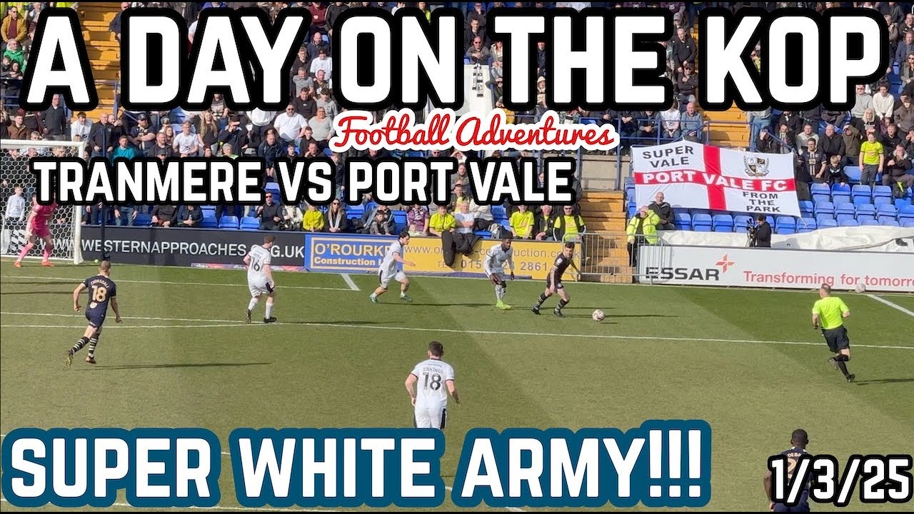 Tranmere Rovers vs Port Vale | A Day on The Kop - YouTube