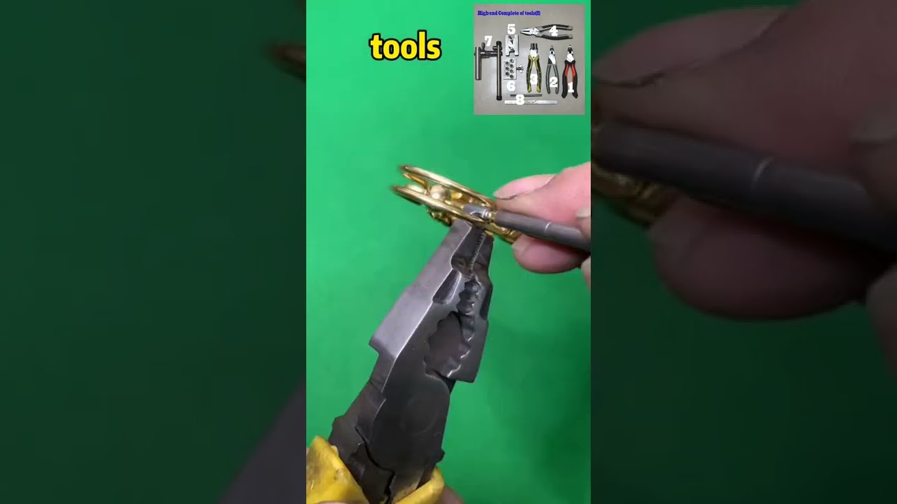 DIY Steel wire keychain professional tool tutorial - YouTube