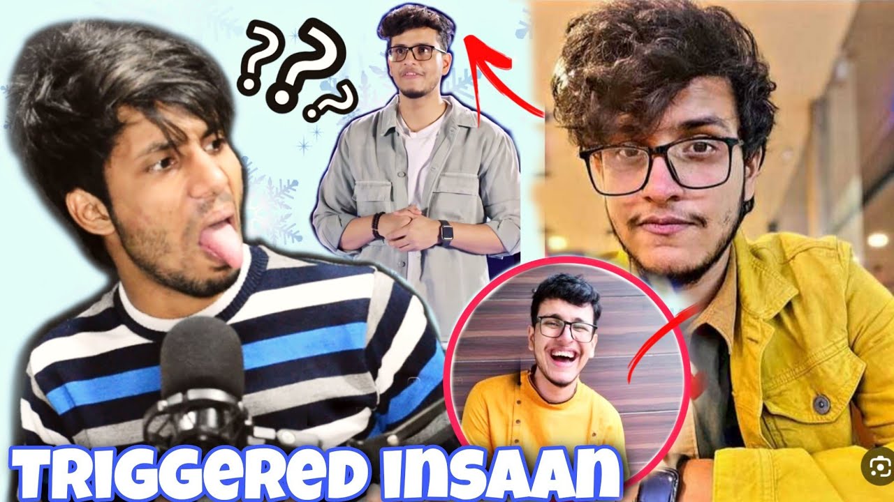 Triggered Insaan roast l roast on triggered insaan triggered insaan ki ...