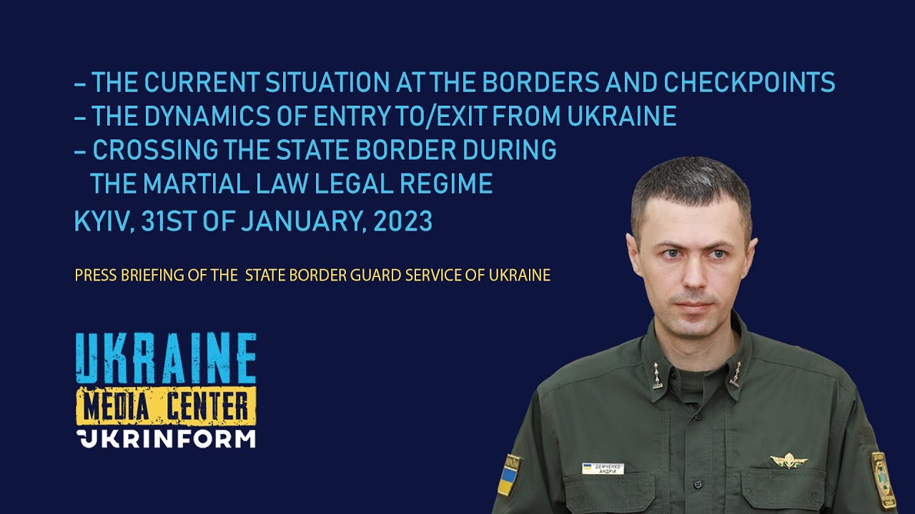 Andriy Demchenko, Spokesperson of the State Border Guard Service of Ukraine - YouTube