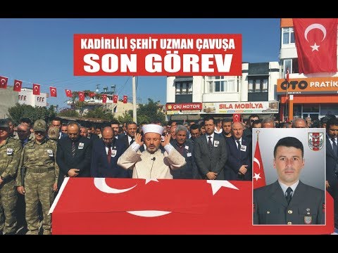 Şehit İstihkam Uzman Çavuş Suat Topçu'nun cenazesi defnedildi