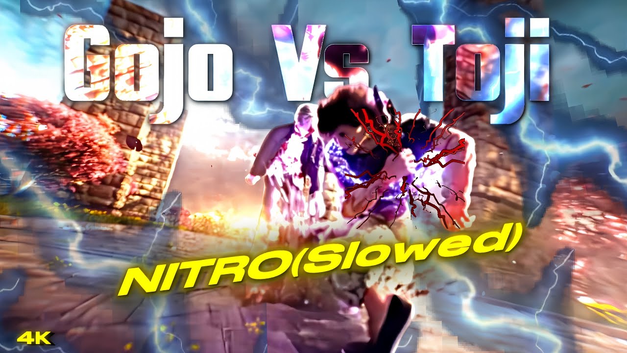 GOJO VS TOJI (LIVE ACTION) EDIT - NITRO(SLOWED) | SENPAI | @KharyAshmore - YouTube