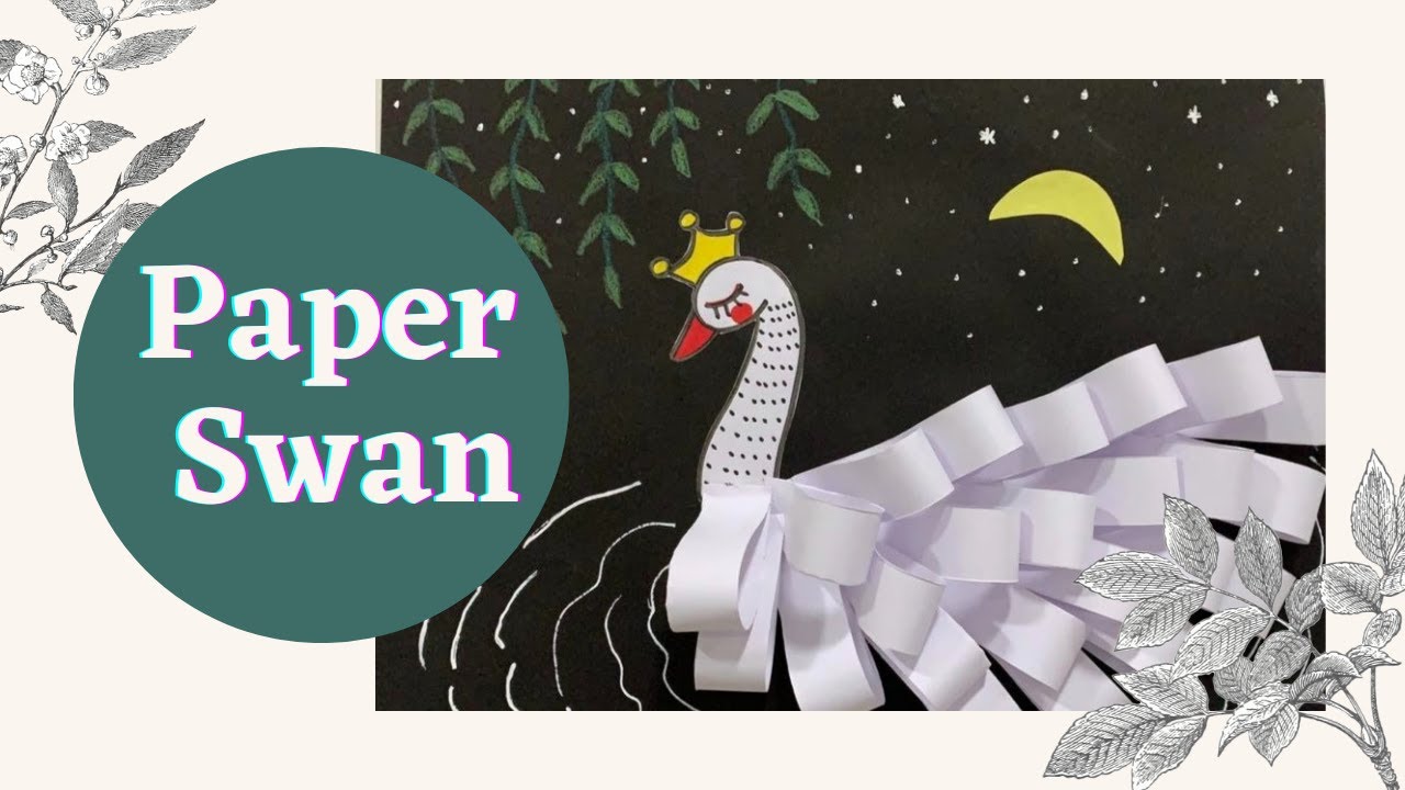 Creative Swan's Paper Crafts | Paper Swan - YouTube