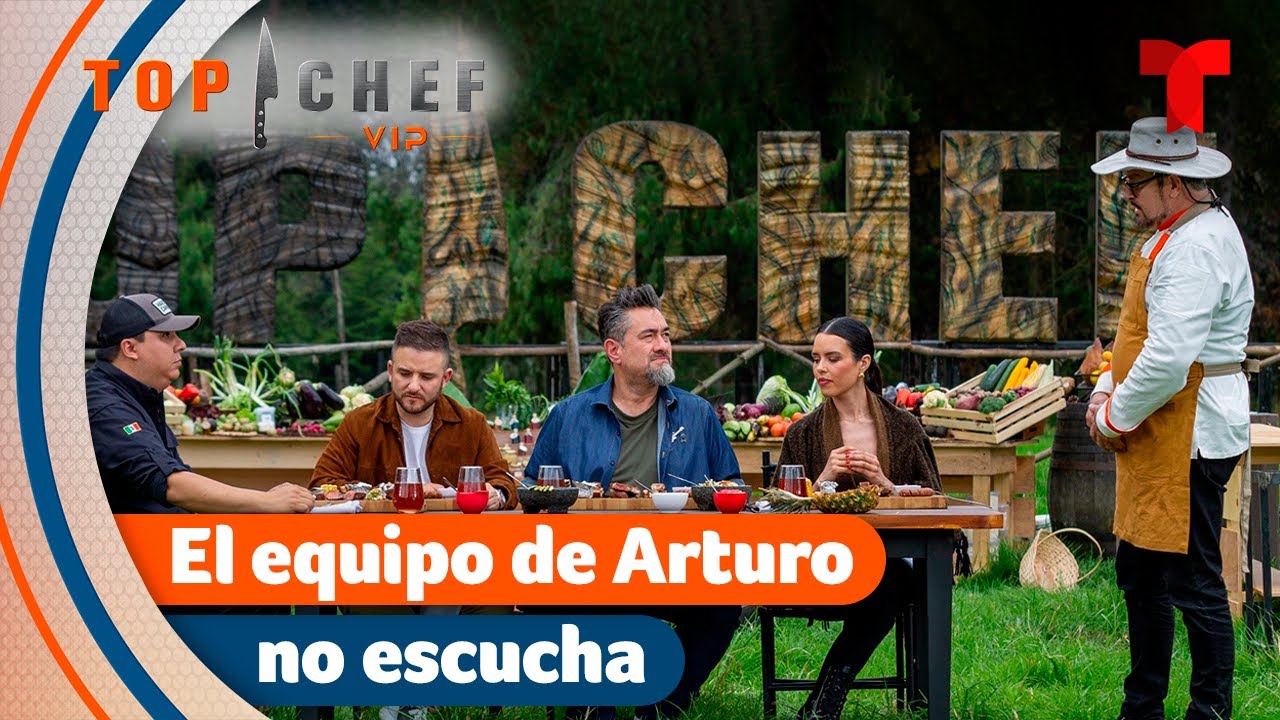 El chef Toño no aprueba el emplatado de Arturo | Top Chef VIP 2 ...