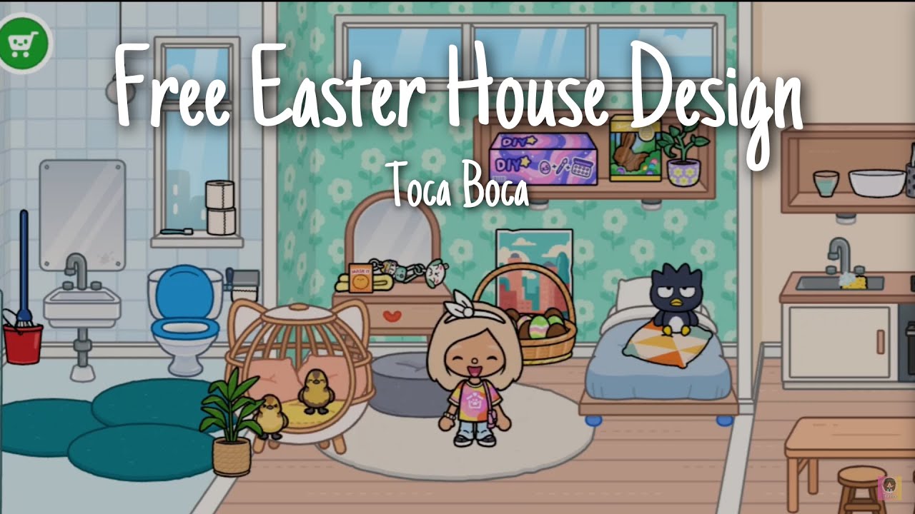 Toca Boca | Free Easter House Design 🐇 - YouTube