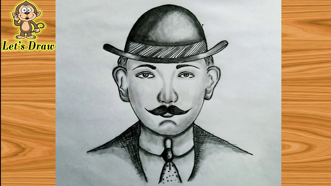 Boy Face Drawing - How to Draw a Boy with Cap | Face Drawing for ...