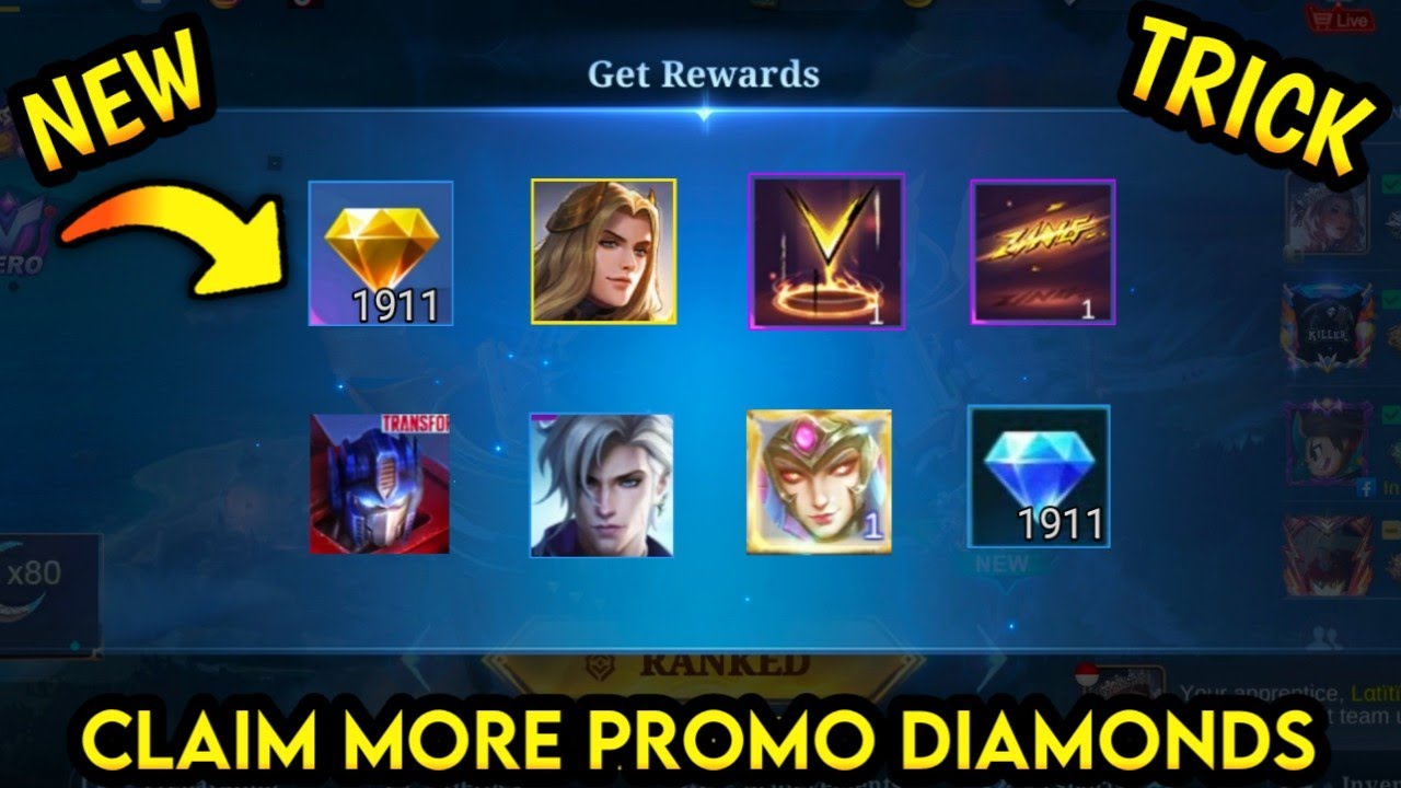 TRICK TO GET MORE PROMO DIAMOND ML 2021 | DOUBLE 11 CARNIVAL EVENT ...