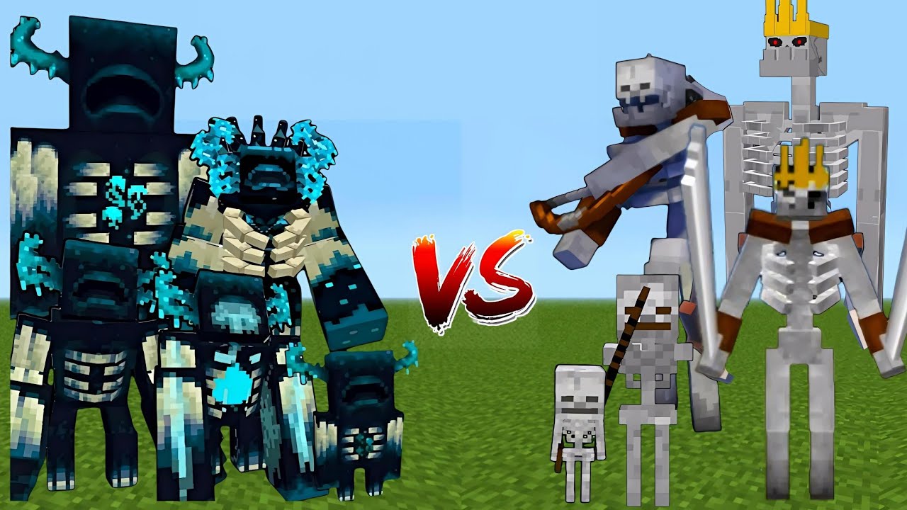 WARDEN VS SKELETON AT EVERY AGE | Minecraft Mob Battle - YouTube