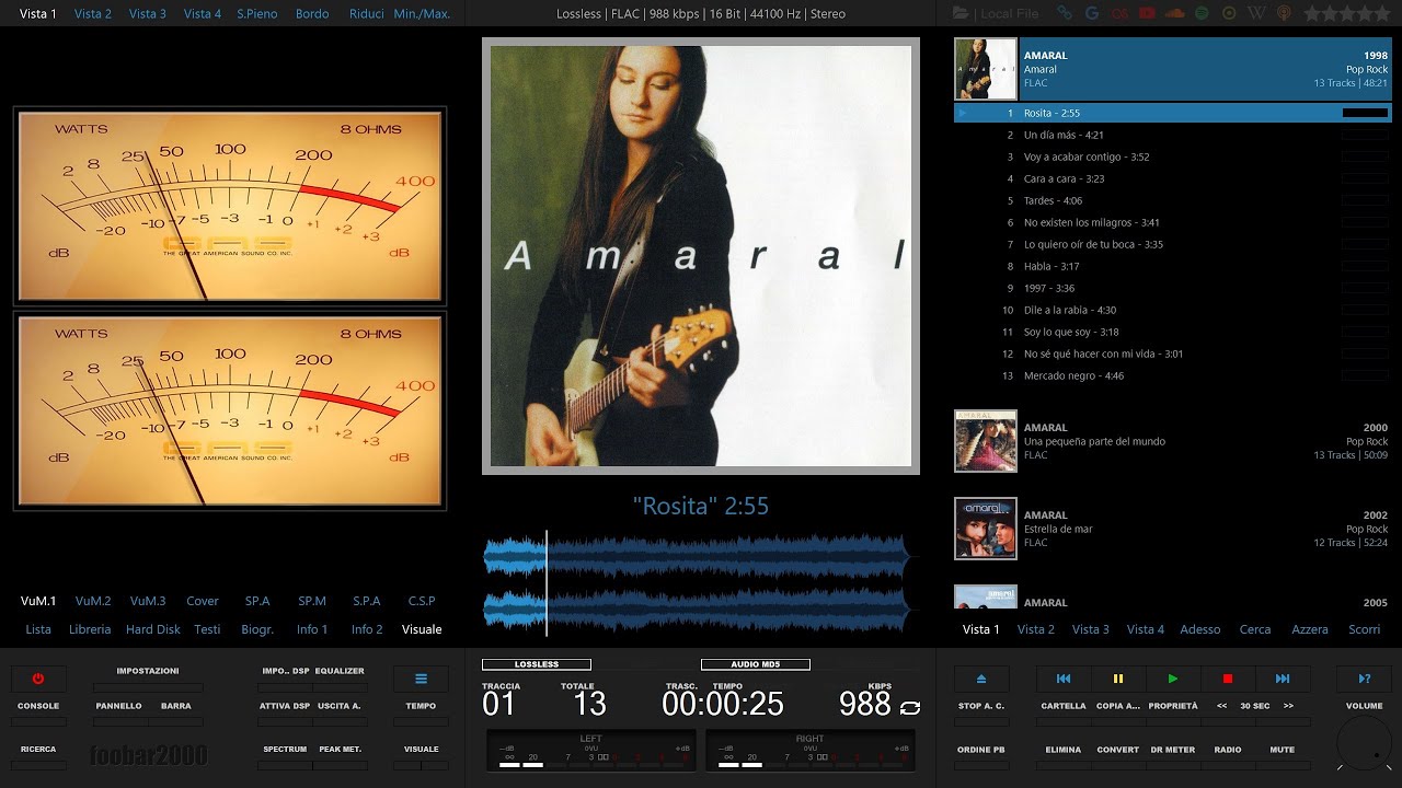 foobar2000 v2.1.4 [32-bit] DarkOne4Mod v1.0 - YouTube
