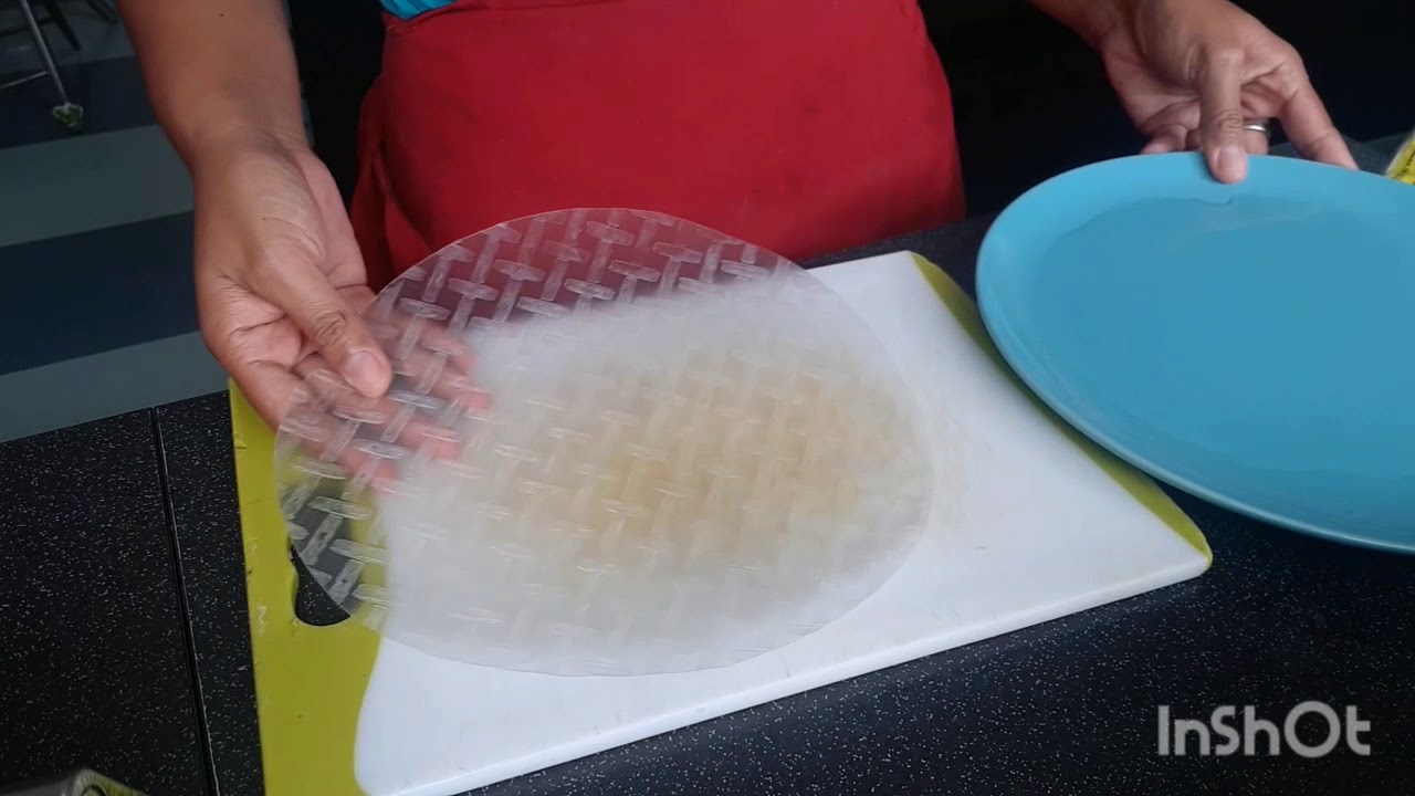How to make Rice Paper Spring roll | Thai Style - YouTube