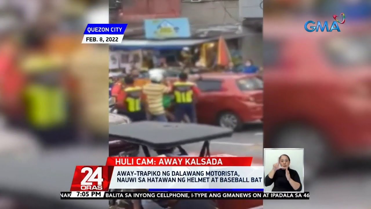 Away-trapiko ng 2 motorista, nauwi sa hatawan ng helmet at baseball bat ...