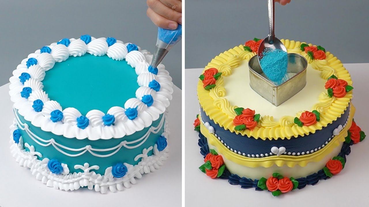 4 Fun & Creative Cake Decorating Tutorial | Most Satisfying Chocolate Cake Ideas - YouTube