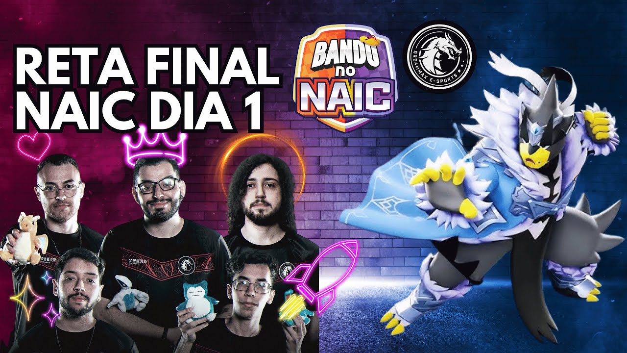 RETA FINAL NAIC POKÉMON UNITE NARRAÇÃO EM PT BR! BANDO NO NAIC! DMX É ...