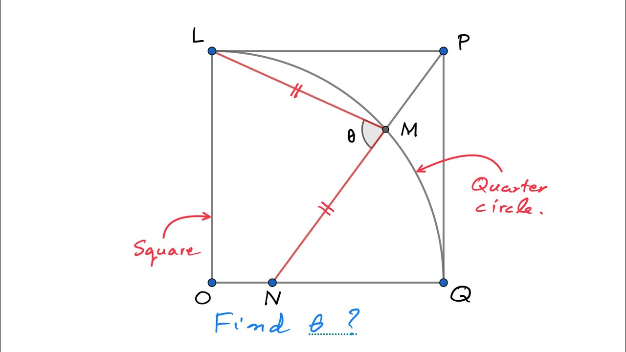 Only 1% Can Solve This Mind-Blowing Geometry Puzzle! 🔥 Find θ Now ...
