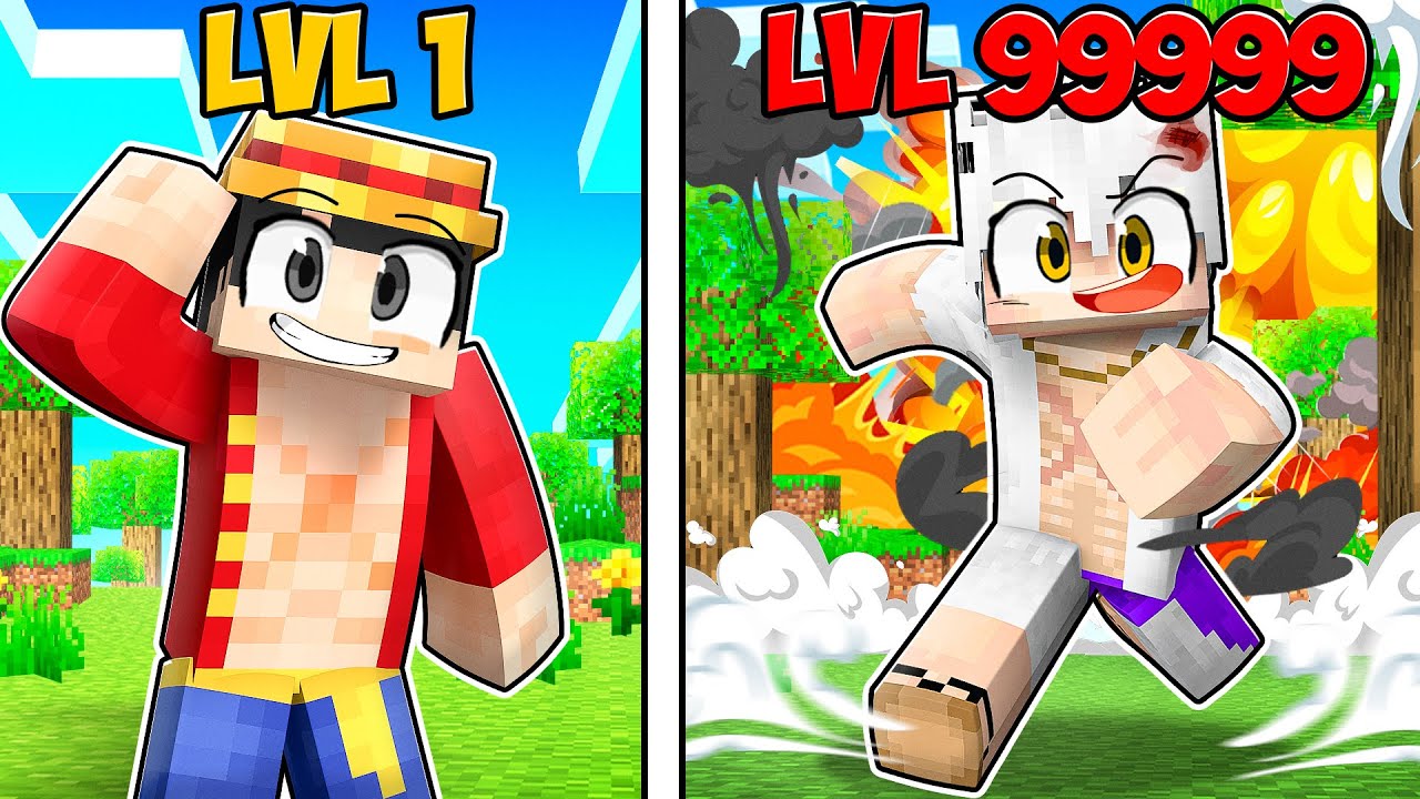 I EVOLVED as GEAR 5 LUFFY in One Piece Minecraft! - YouTube