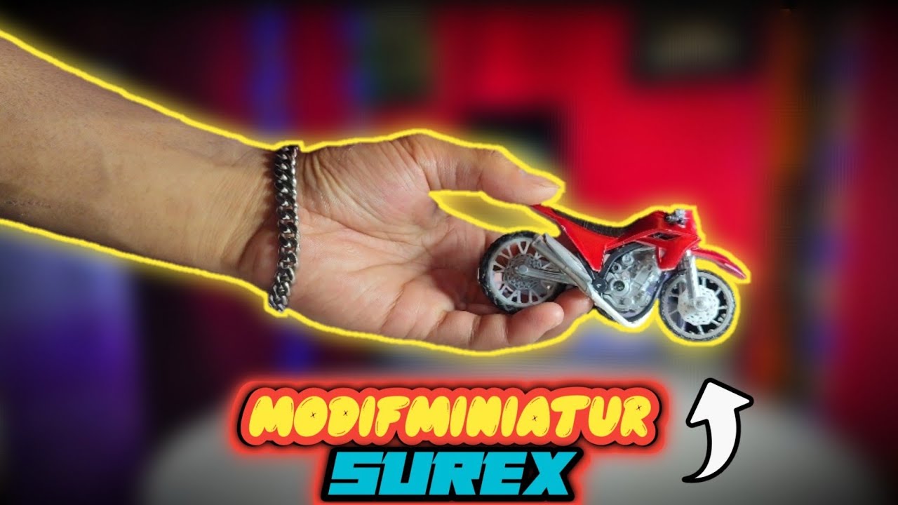 Cara Membuat Miniatur Motor Surex (Supermoto Herex) Terbaru - YouTube