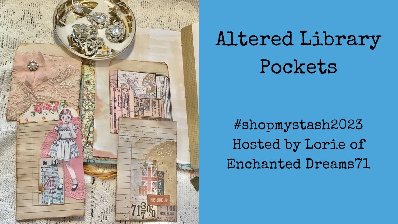 Library Pocket Challenge @enchanteddreams7166 #shopmystash2023 - YouTube