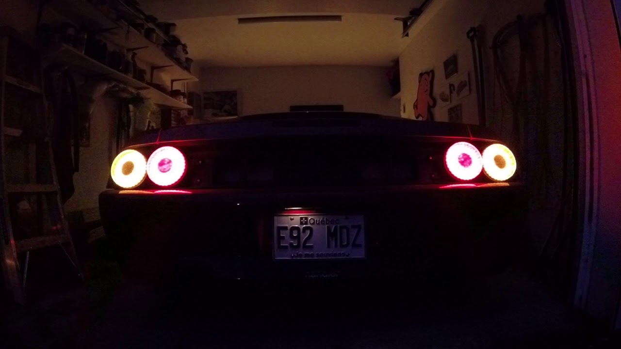 Ferrari 348 LED taillights - YouTube