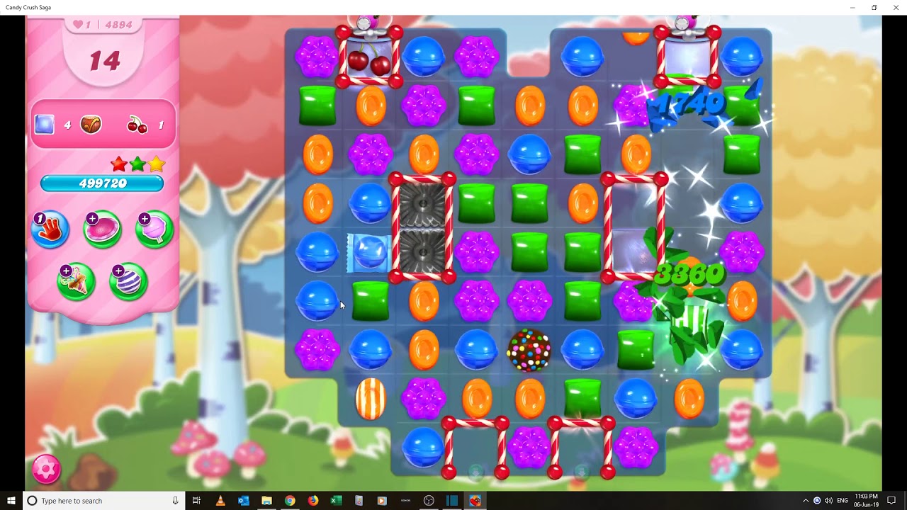 Candy Crush Saga - Level 4894 - YouTube