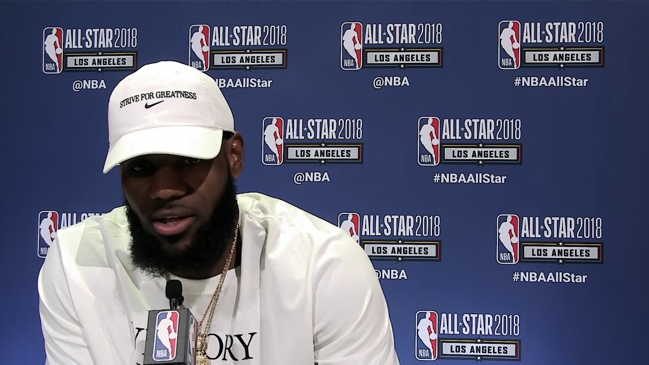 LeBron James on Gun Control | NBA All-Star Weekend | Feb 17, 2018 - YouTube
