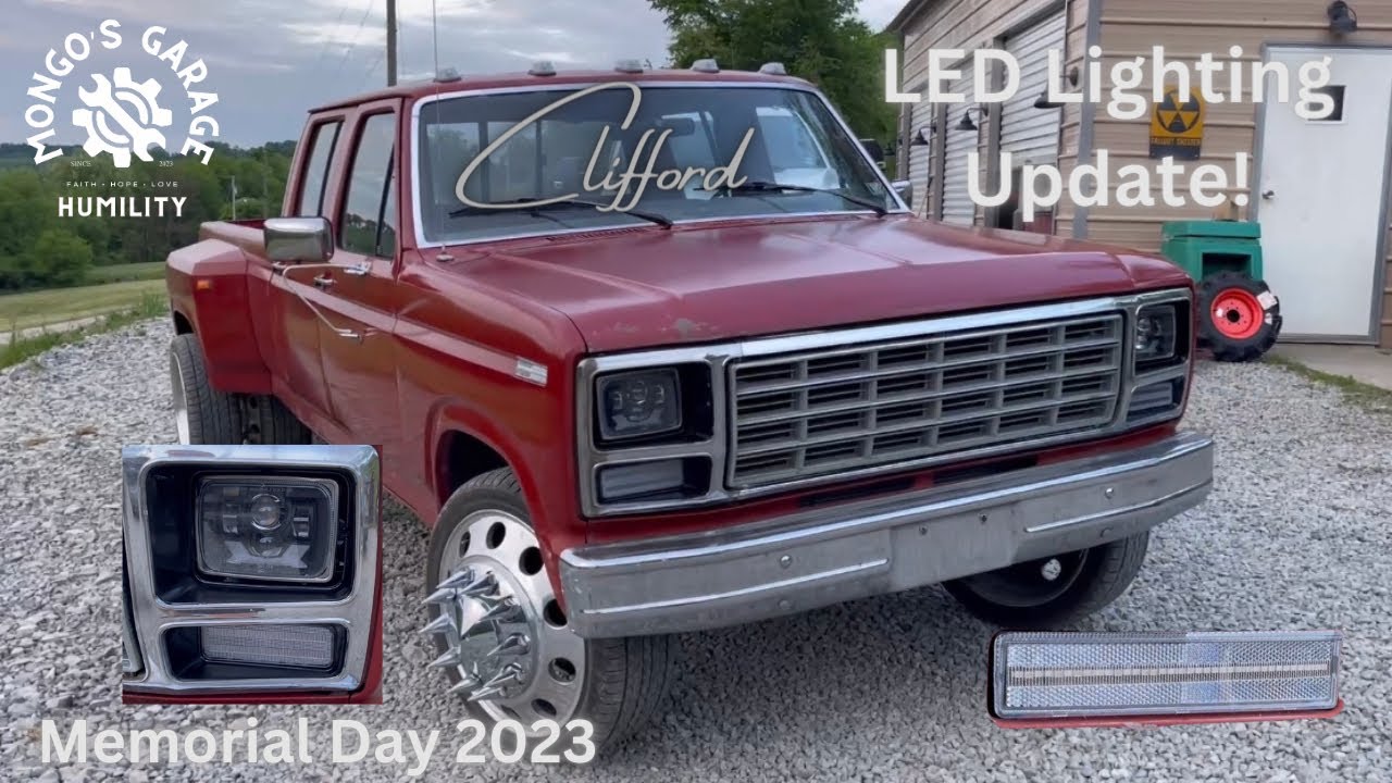 Clifford The 1986 F-350 Gets An LED Update! - YouTube