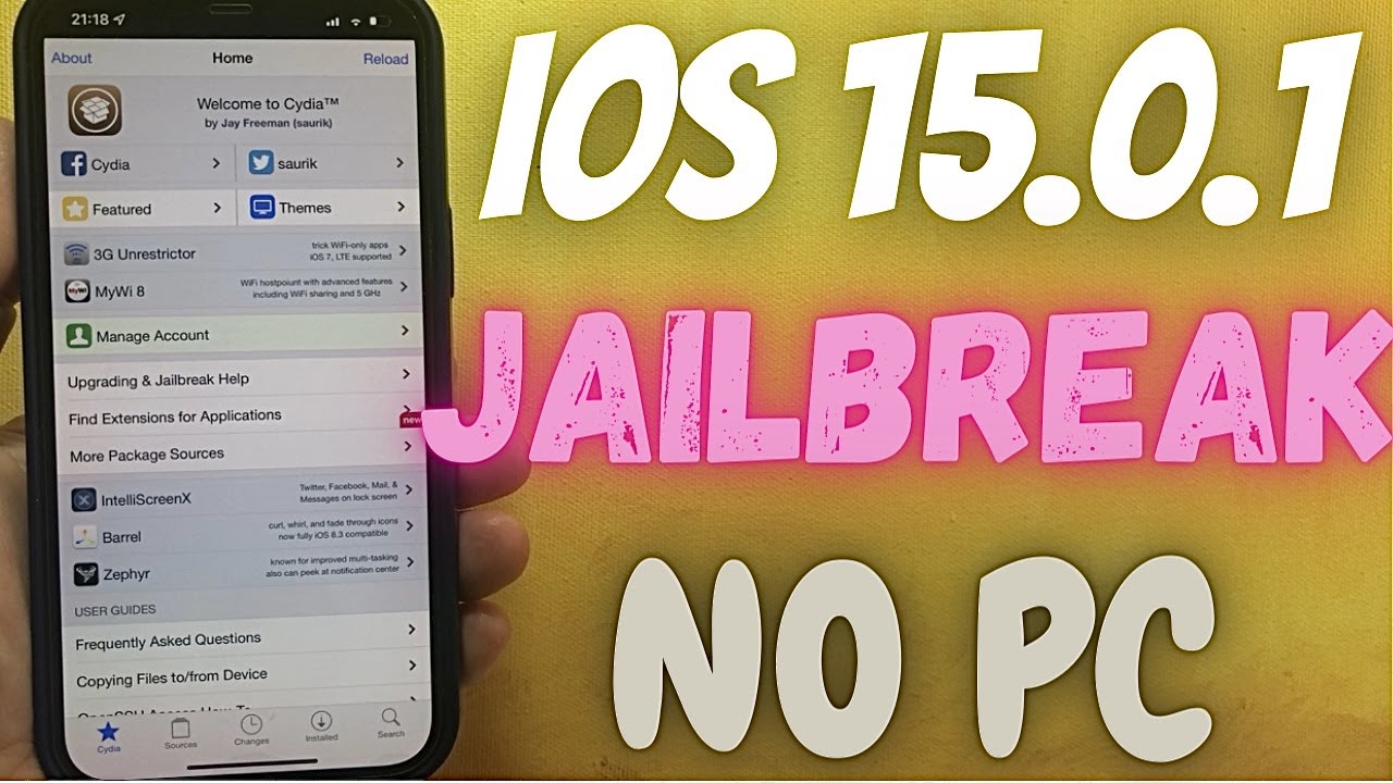 iOS 15.0.1 Jailbreak NO PC / How To Jailbreak iOS 15.0.1 Without ...
