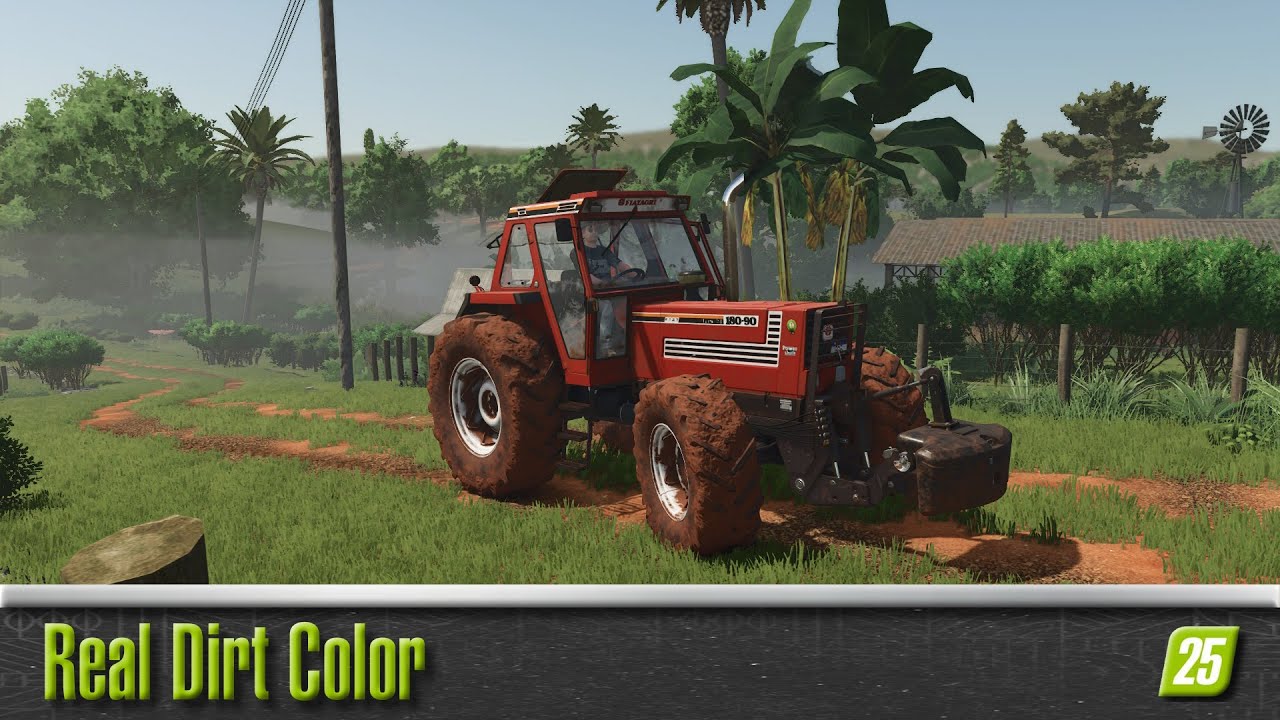 Farming Simulator 25 - Real Dirt Color - YouTube