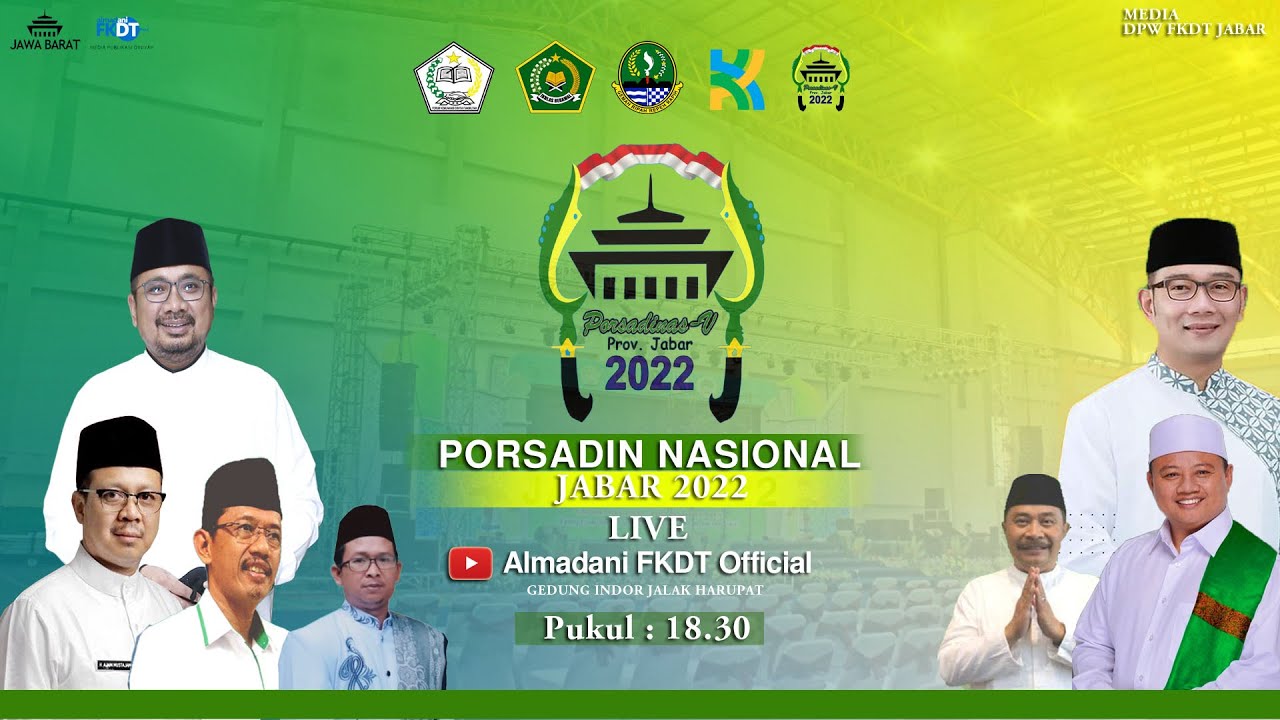 PEMBUKAAN PORSADIN NASIONAL KE-V BANDUNG JAWA BARAT 2022 - YouTube