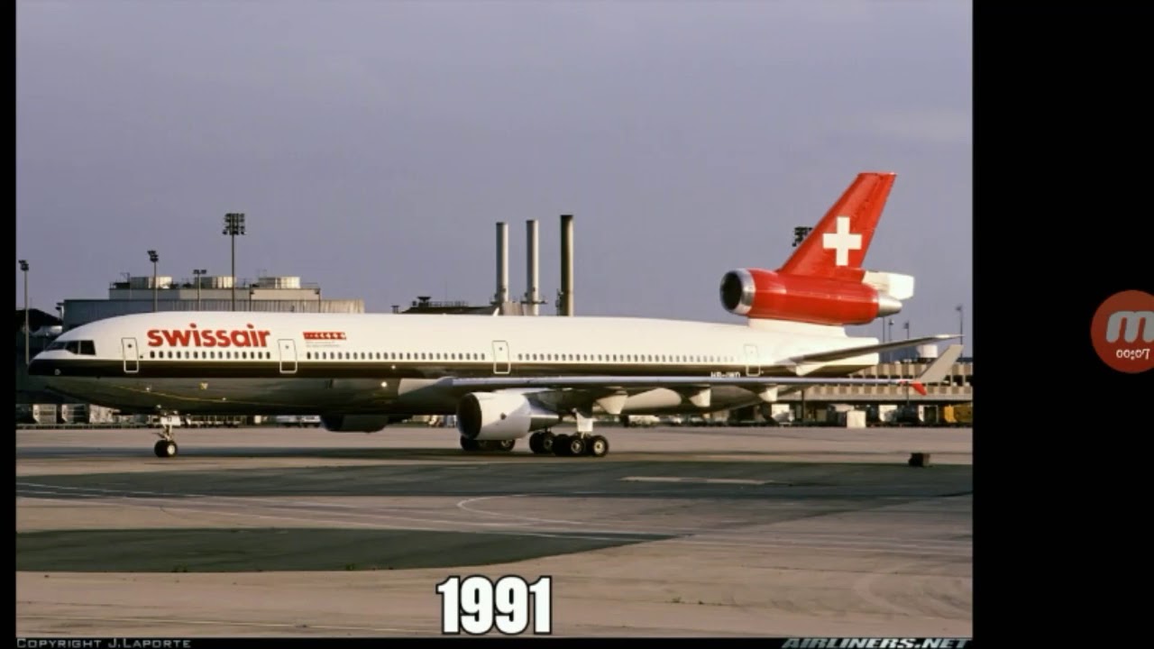 Swissair Md-11 Fleet History 1991-2002 - YouTube