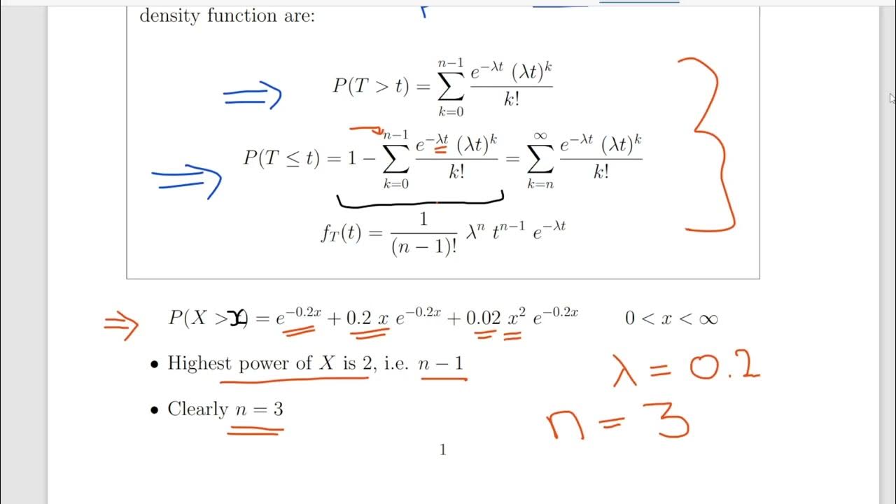 Gamma Distribution - Worked Example (Rainfall) - YouTube