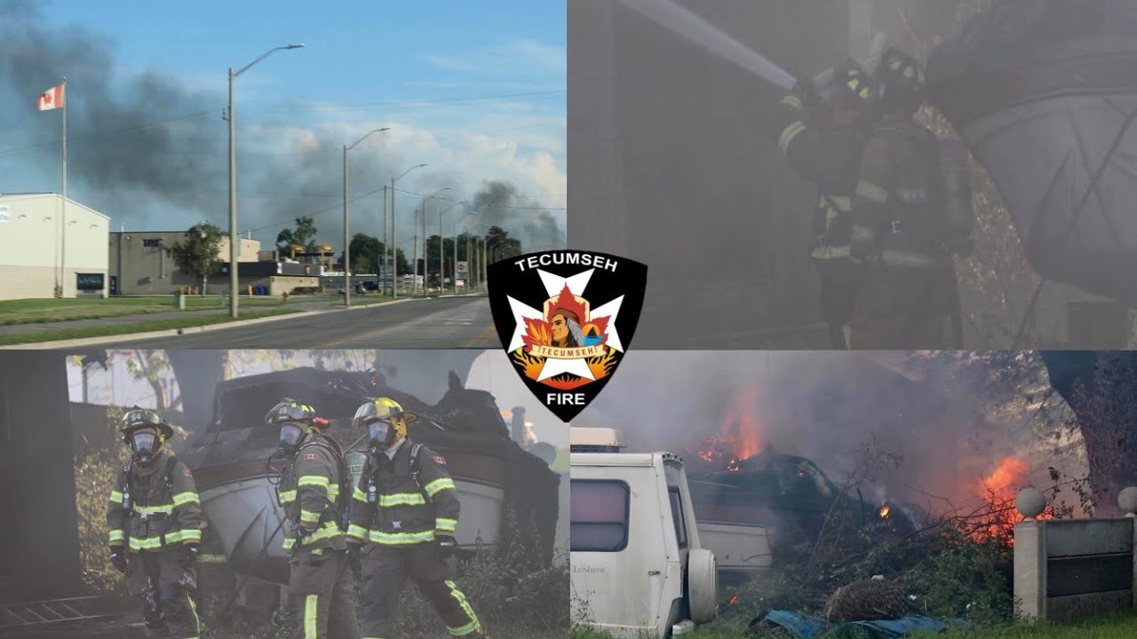 2nd Alarm Structure Fire On Walker Rd - Tecumseh Fire On Scene - YouTube