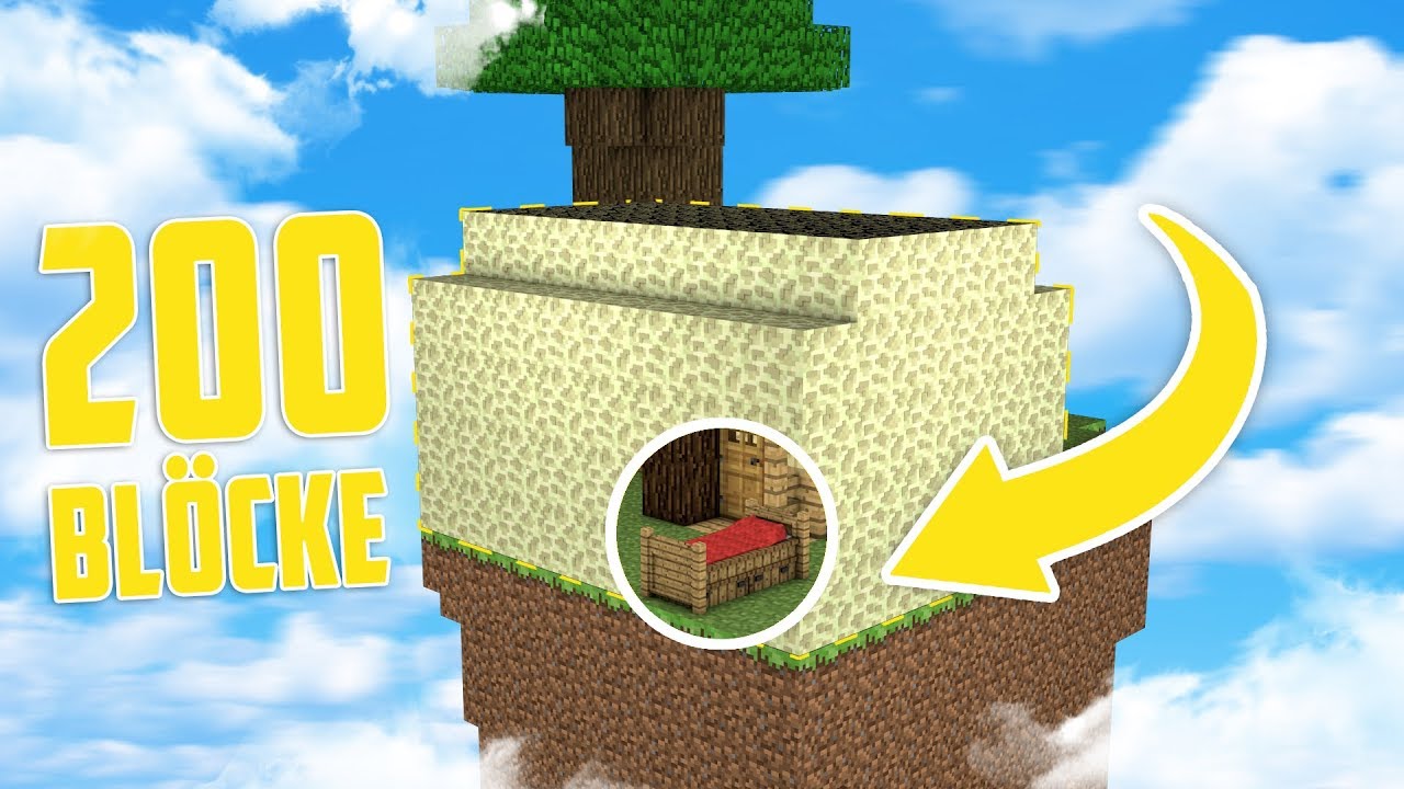 200 ENDSTEIN BLÖCKE UM UNSERE BASE! (MINECRAFT BEDWARS) - YouTube