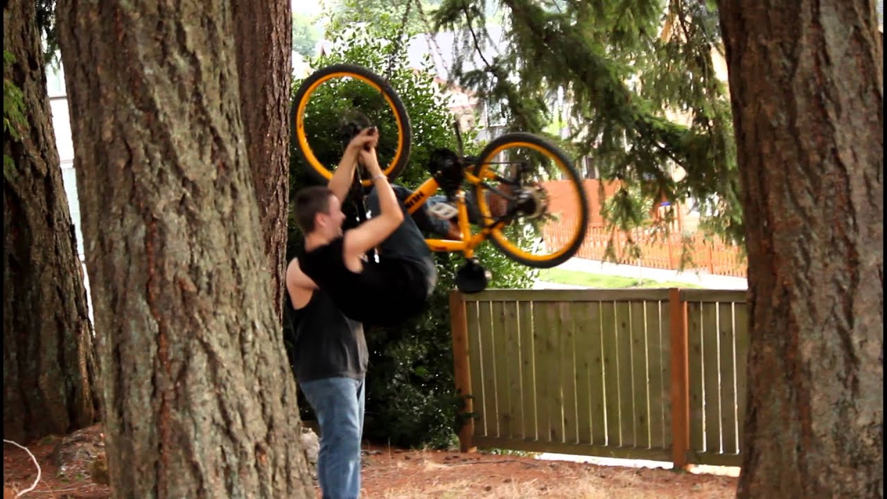 Redneck bike swing 1 - YouTube
