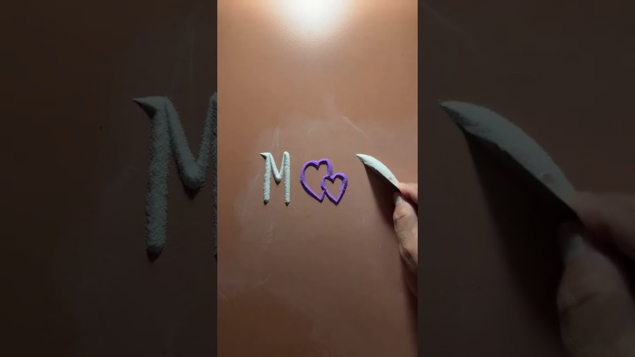 Name in sand art (12/01/2026) - YouTube