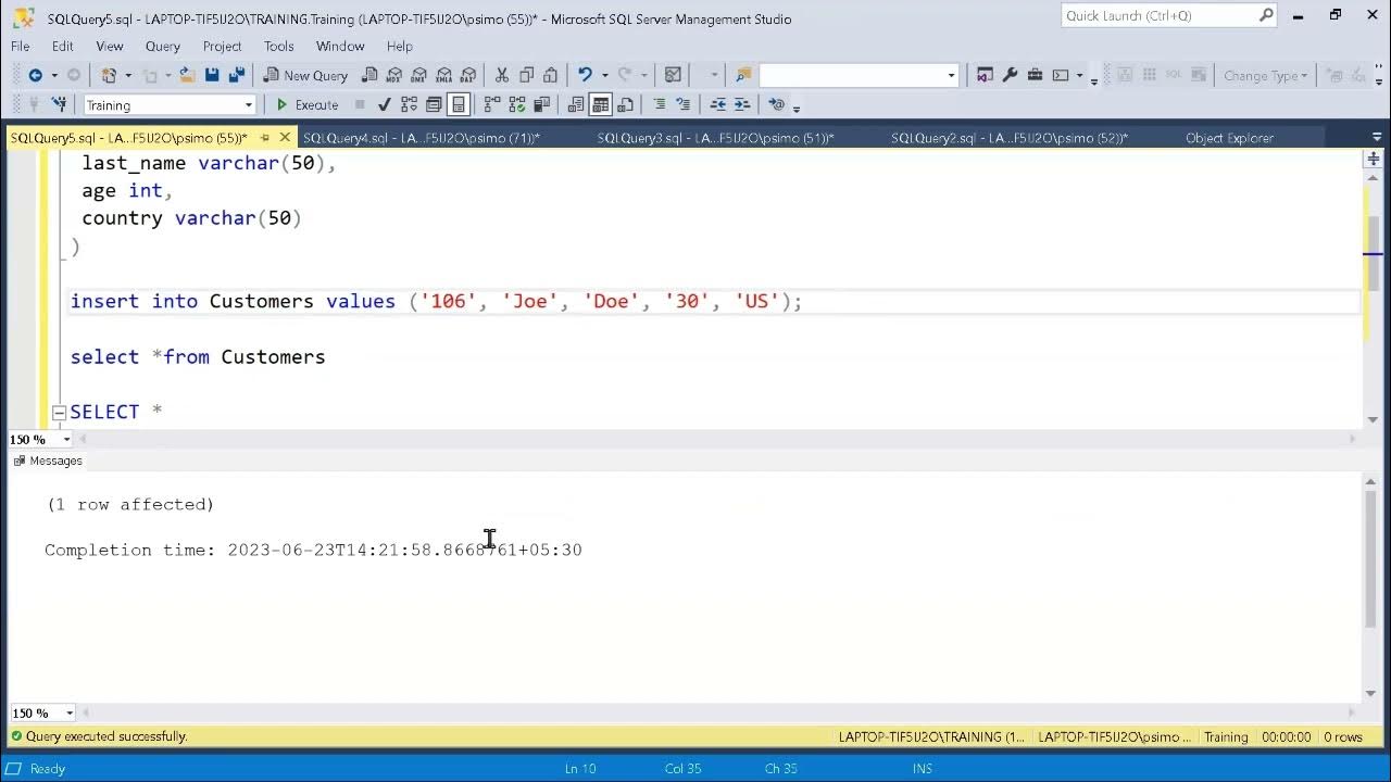 SQL sub query - YouTube