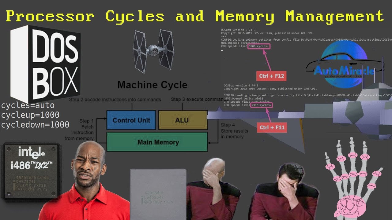 DOSBox Processor Cycles and Memory Management - YouTube