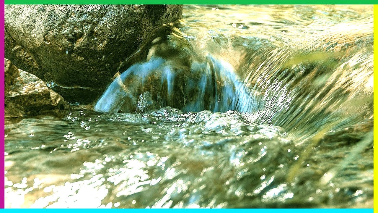 Relaxing Water Sounds For Spacing Out 물소리, som de água - YouTube