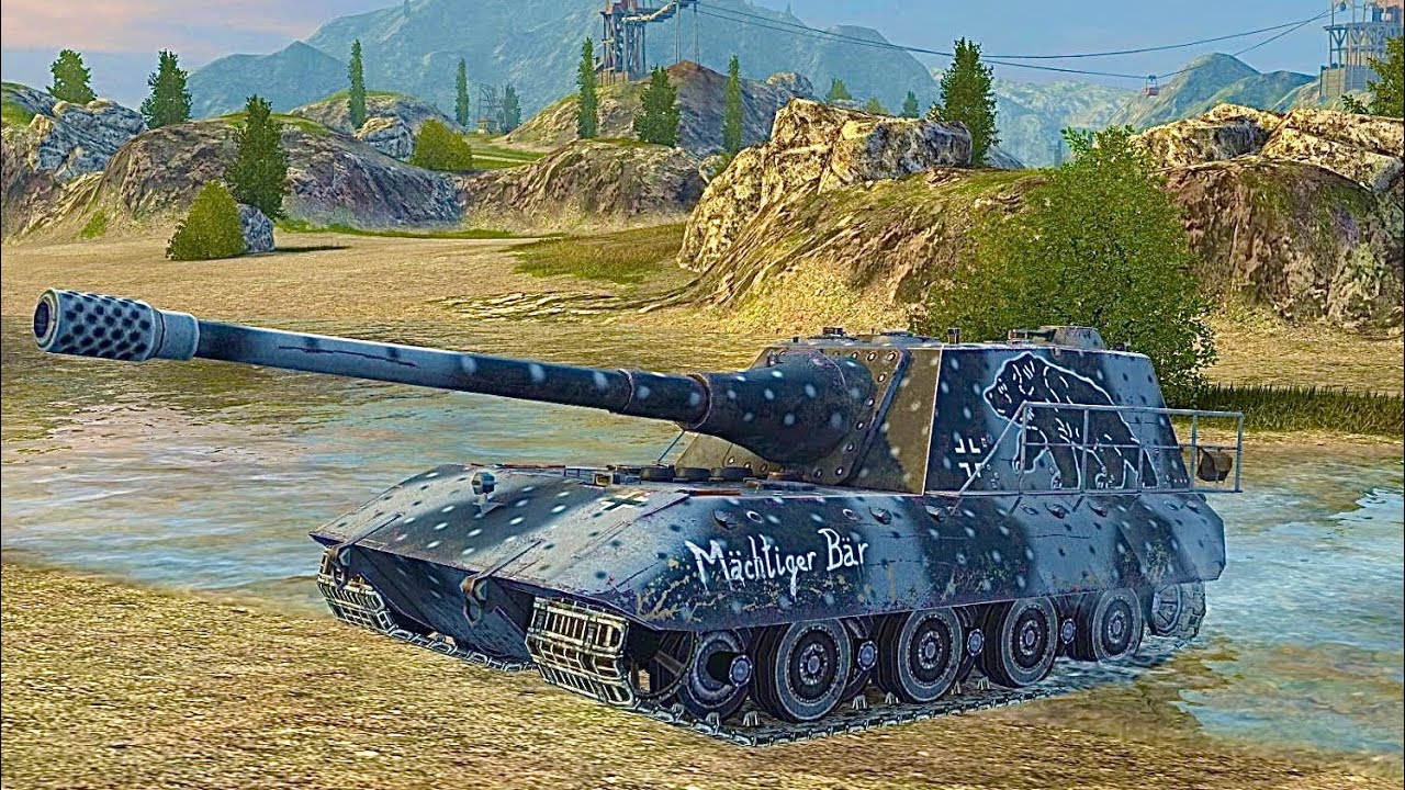 Jagdpanzer E100 Mighty WOT Blitz 4,5 K Damage Jageroo - YouTube