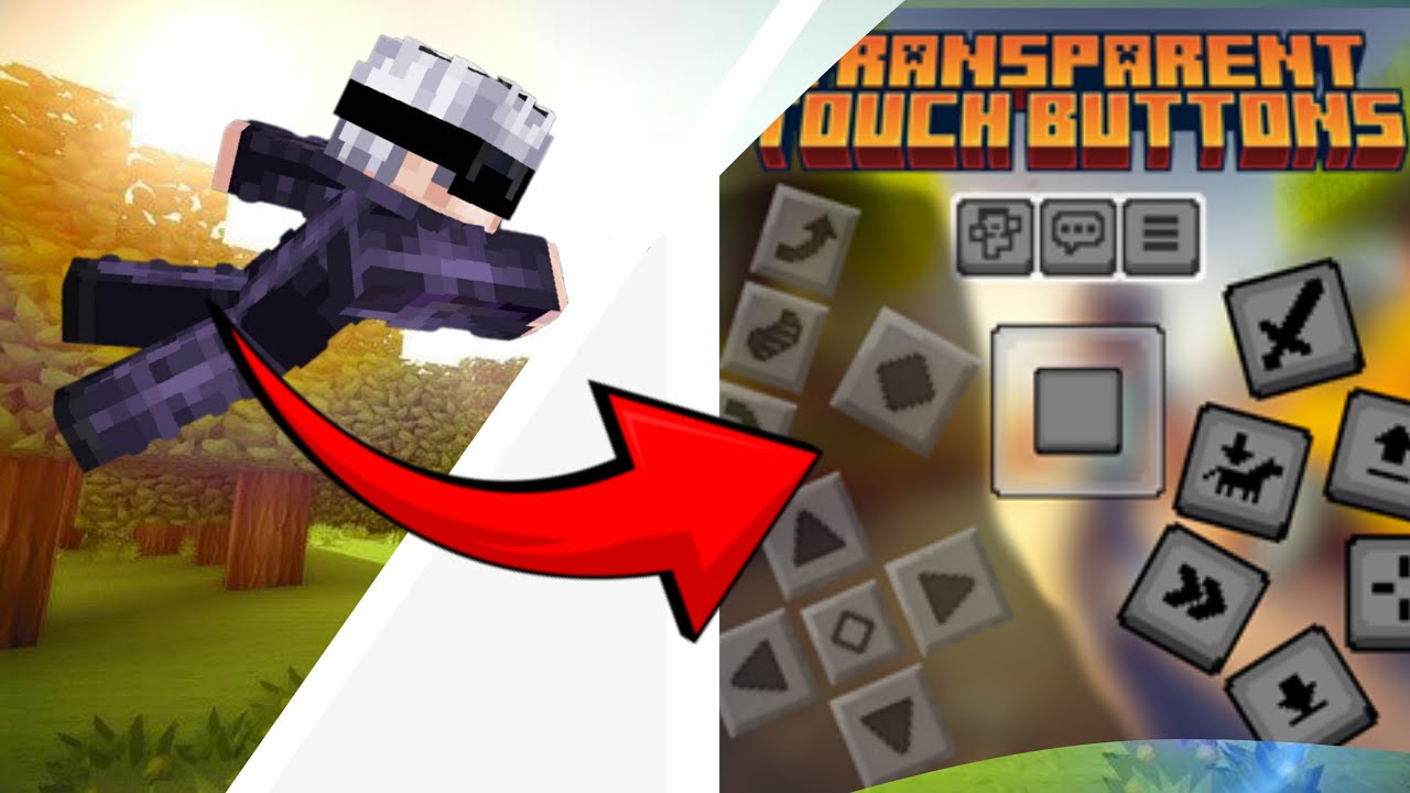 Best Control / HUD Hiding Mod For Minecraft Pe 1.21+ - YouTube