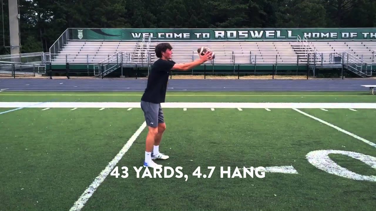 Jake Verity C/O 2016 Punter - One on One Punting - 8/2/15 - YouTube
