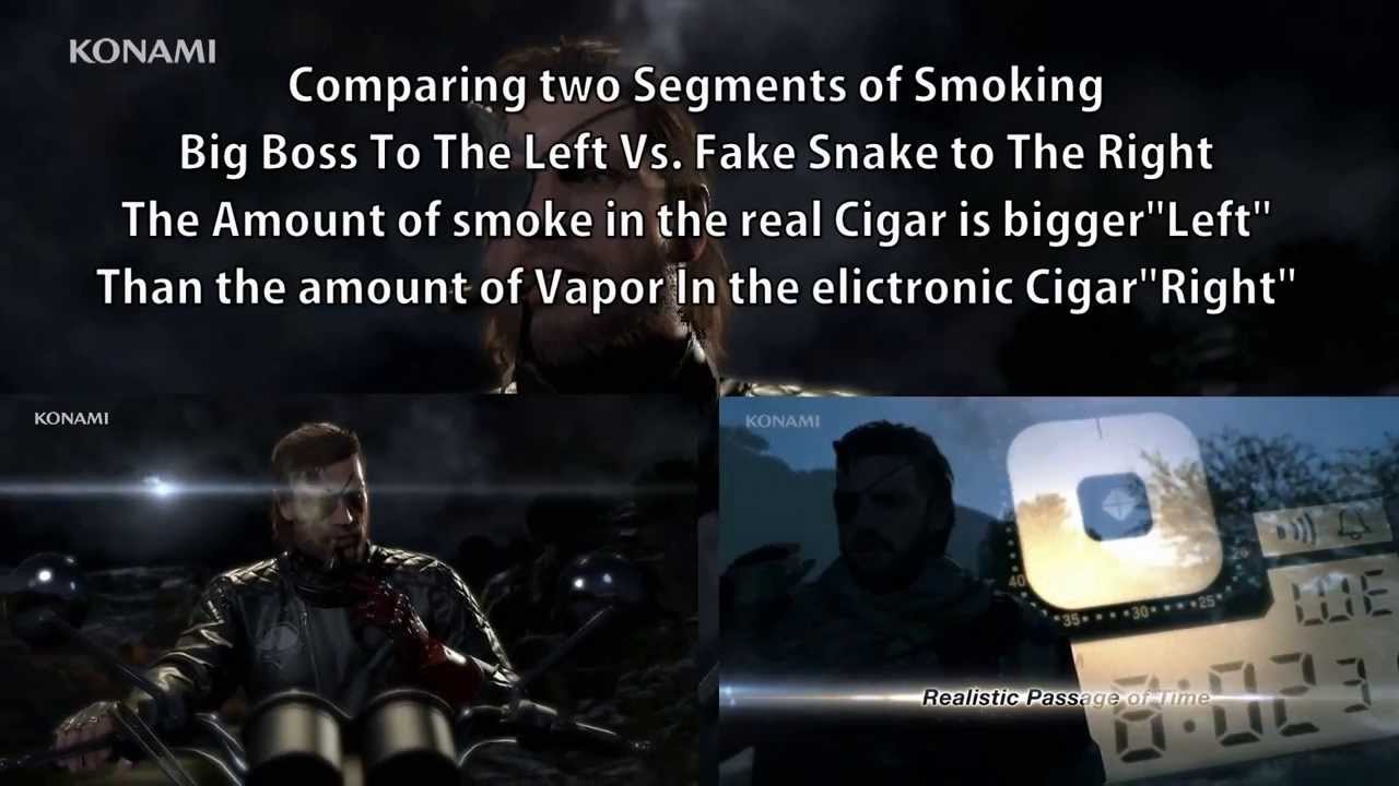Metal Gear Solid 5 : New Snake Proof "Cigar Thing" , Diamond Dogs ...