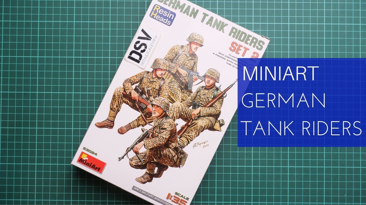 Miniart 1/35 German Tank Riders Set 2 (53024) Review - YouTube