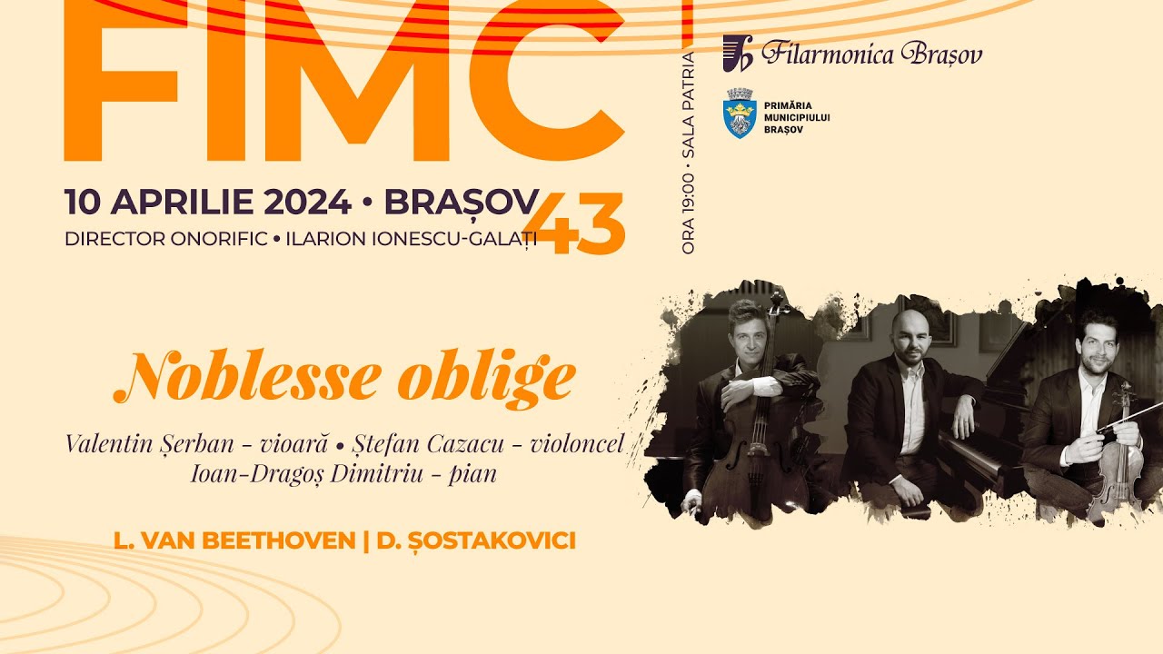 Noblesse oblige cu Valentin Șerban, Ștefan Cazacu și Ioan-Dragoș ...