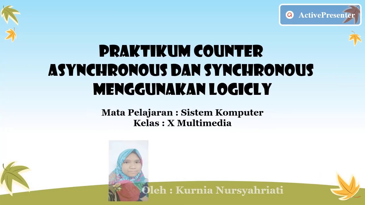 Praktikum Counter Asynchronous dan Synchronous Menggunakan Logicly ...