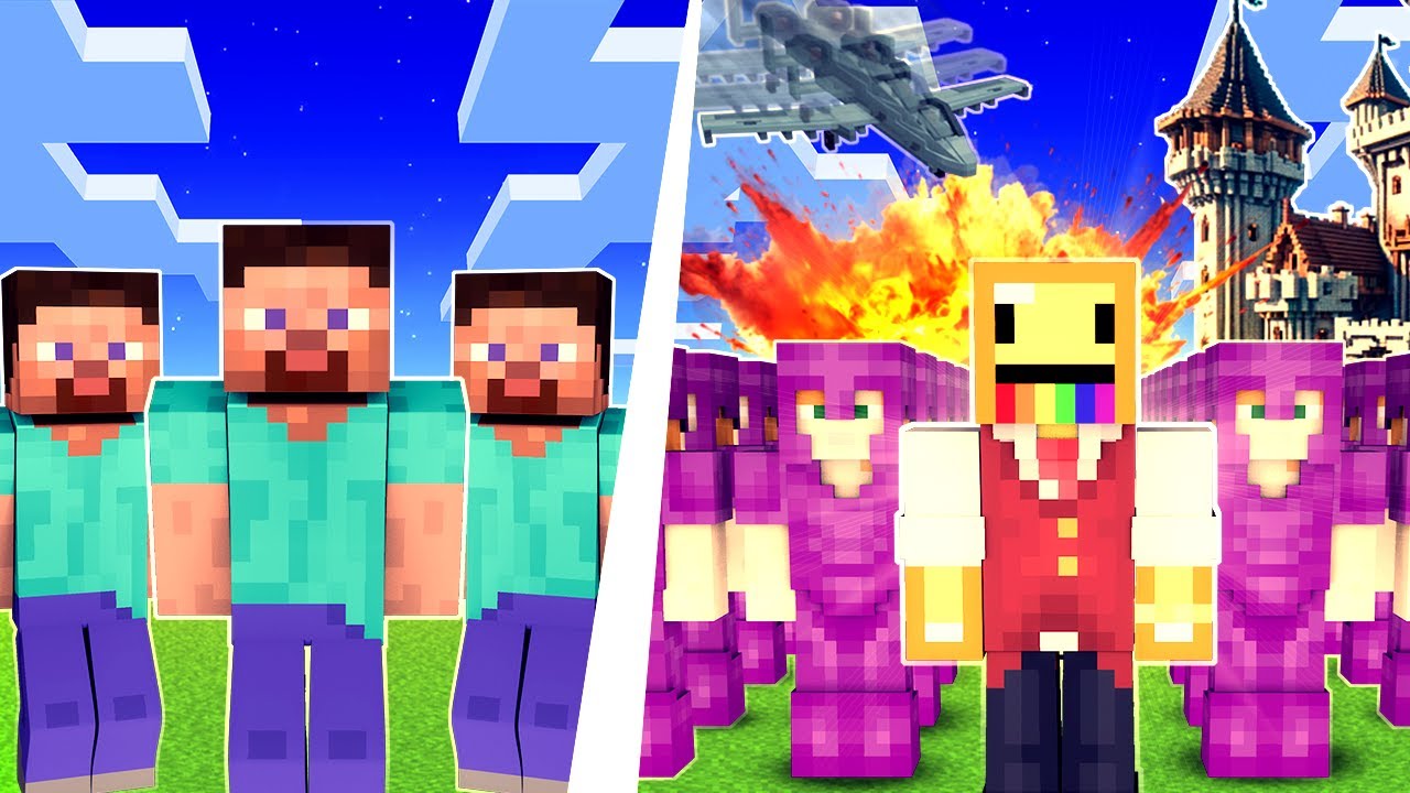 DESTRUYENDO la PAZ en un Servidor de Minecraft - YouTube