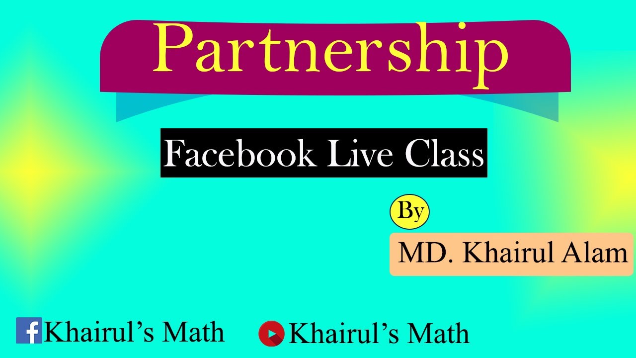 Partnership (Facebook Live Class) - YouTube