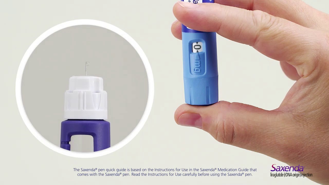 How to use Saxenda pen? - YouTube