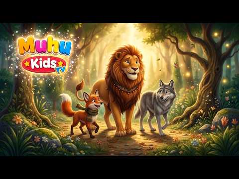 Aslan, Tilki ve Kurt Masalı 🦁🦊🐺 | Çocuk Masalları
